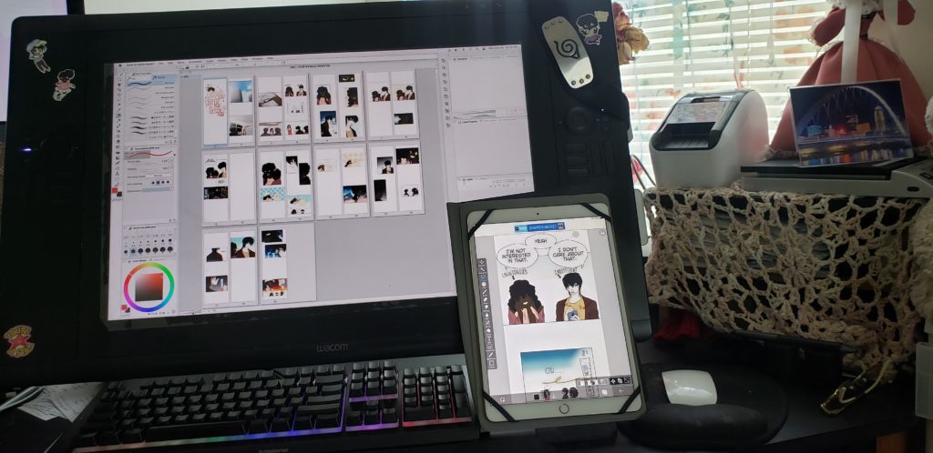 Tablet Screen Size for Making a Webtoon on an iPad - S-Morishita Studio