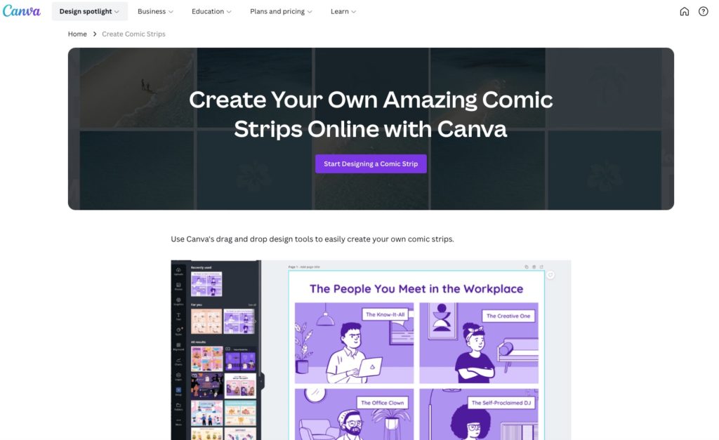 Kid Friendly way to Create Comics Strips Online - S-Morishita Studio